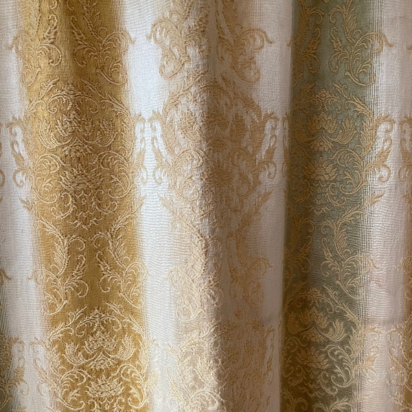 Damask Curtains - Etsy