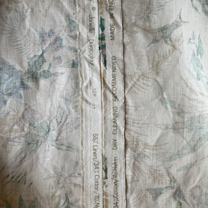 Curtain Vintage Jonelle Fabric Range Etoile Design of Flowers, Palm ...