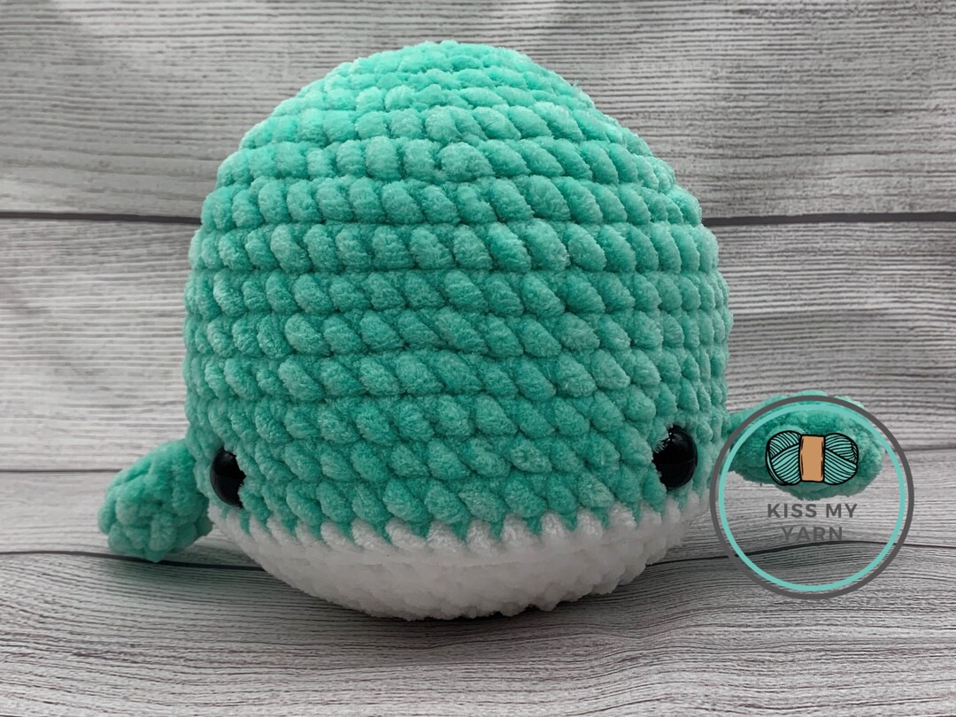 Light Blue Whale Plushie Stuffed Animal Kids Toy Amigurumi - Etsy
