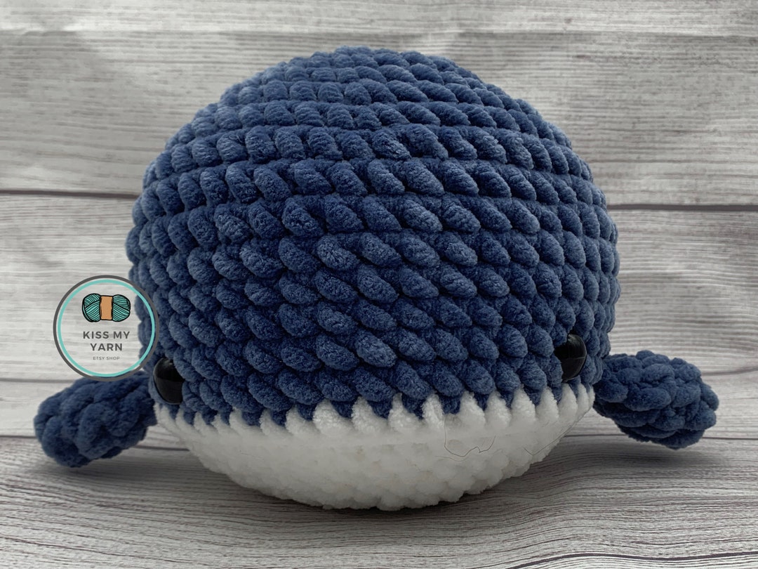 Dark Blue Whale Plushie Stuffed Animal Kids Toy Amigurumi - Etsy