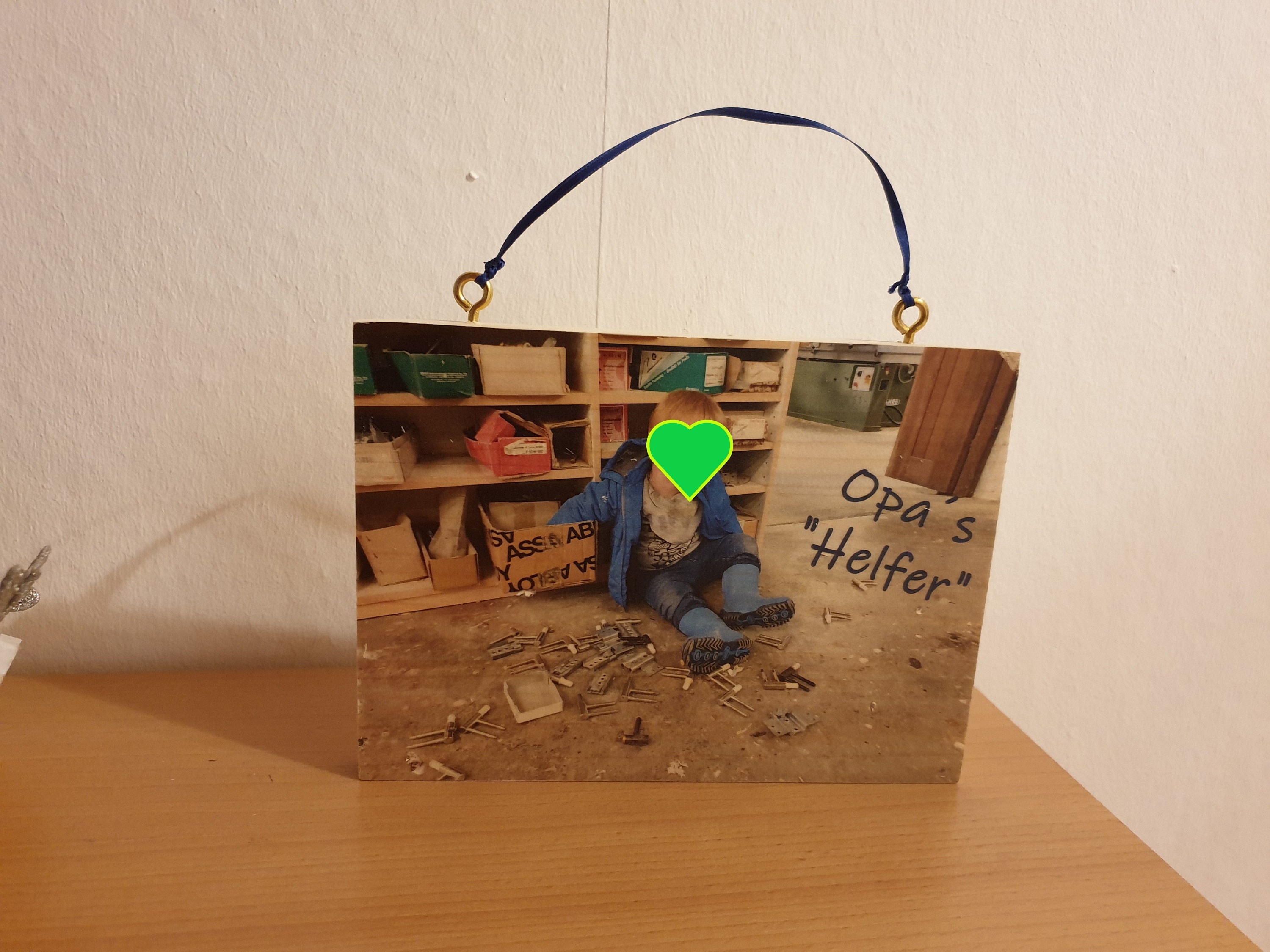 Dein Foto mit Wunschtext auf Holz gedruckt Wunschtext im Foto ...