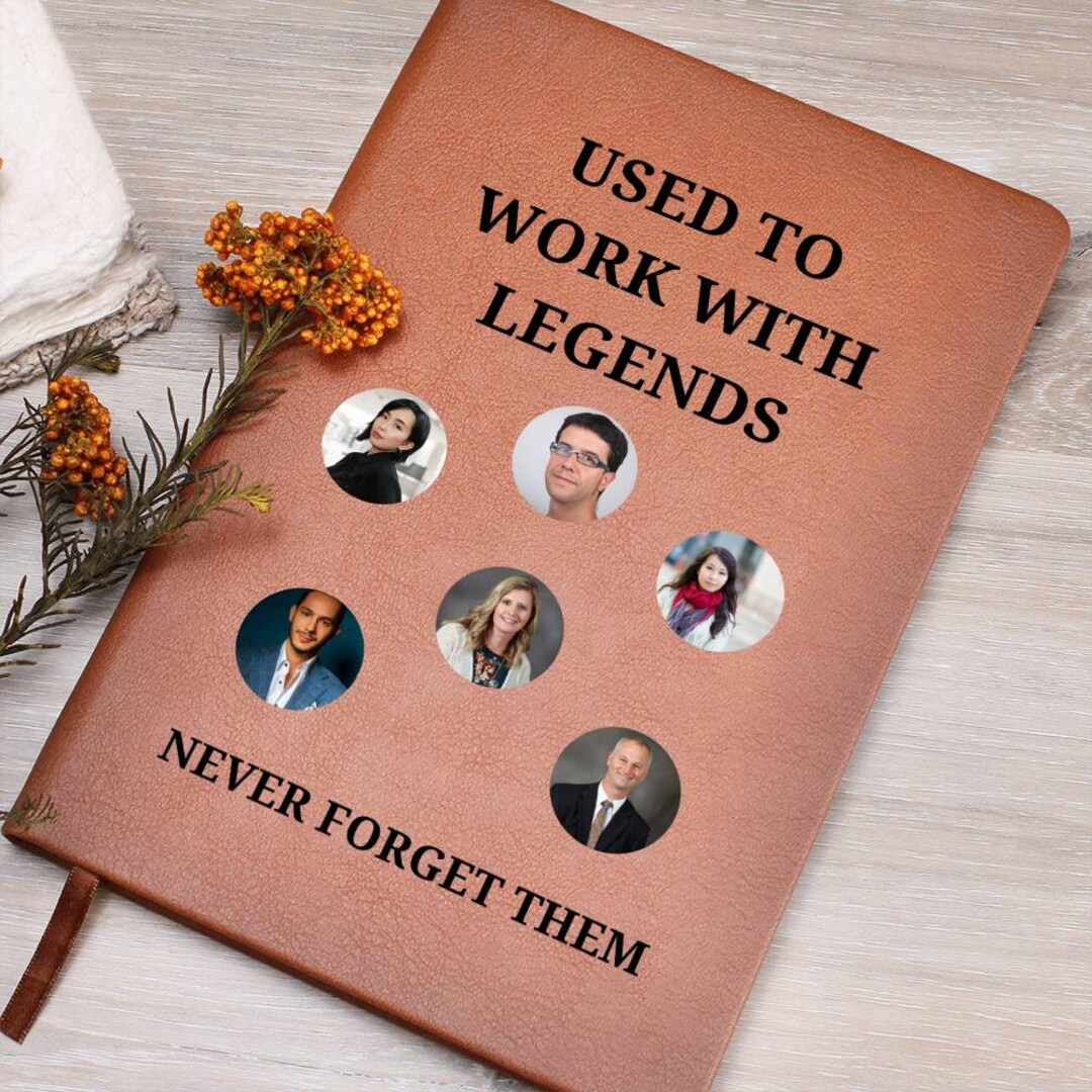 Retired Legends Journal Retirement Gift, Retirement of Coworker ...