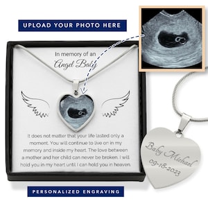 Engraved Miscarriage Keepsake, Baby Loss Gift, Miscarriage Necklace ...