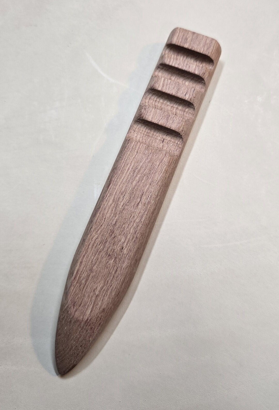 Straight Edge Wooden Burnishing Tool Perfect for Polishing Leather ...