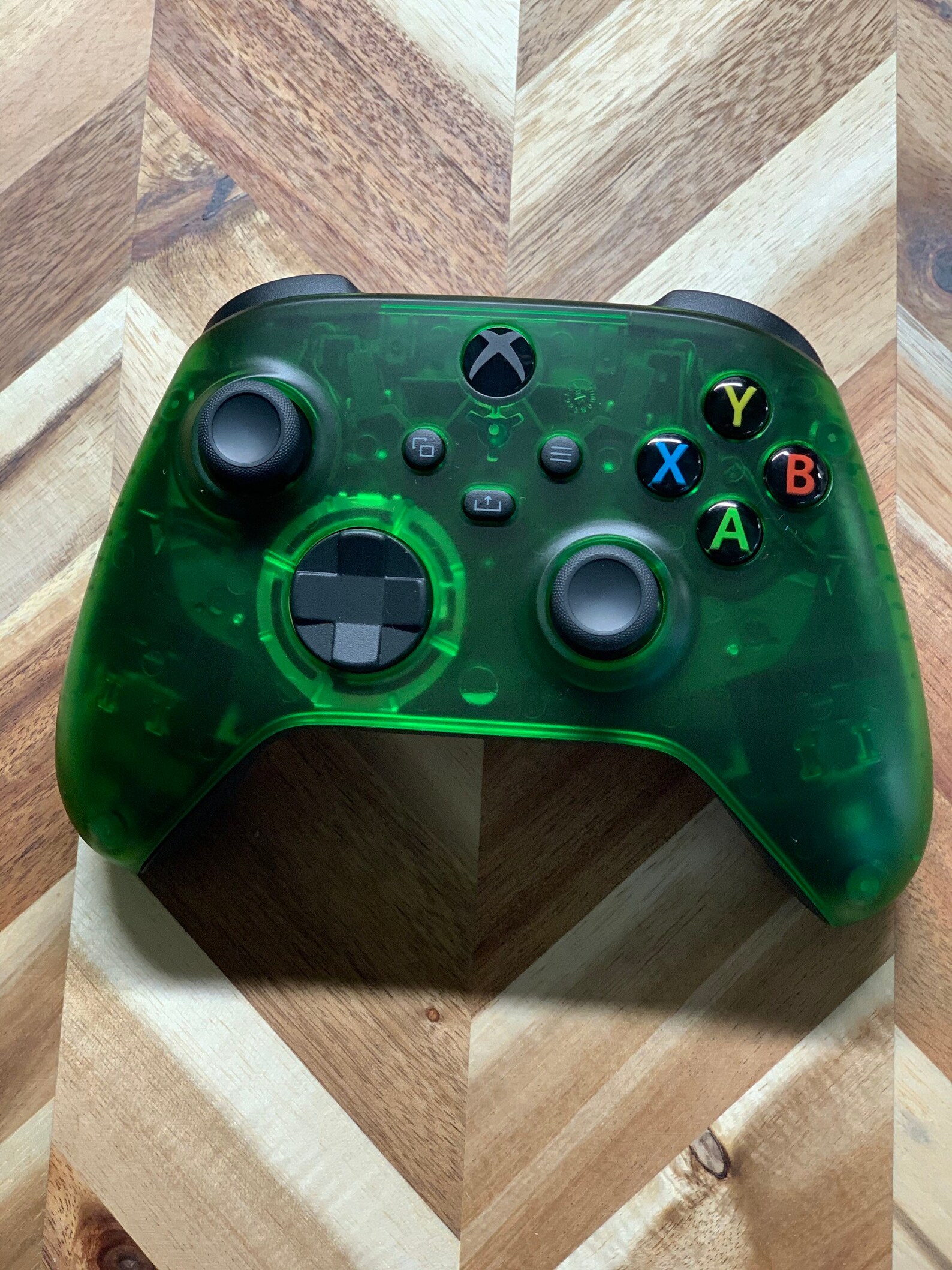 Xbox Series X/S Custom Clear Green Controller | Etsy