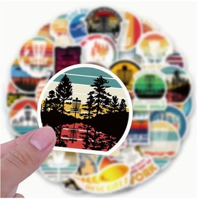 Disc Golf Stickers 60 Pack - Etsy