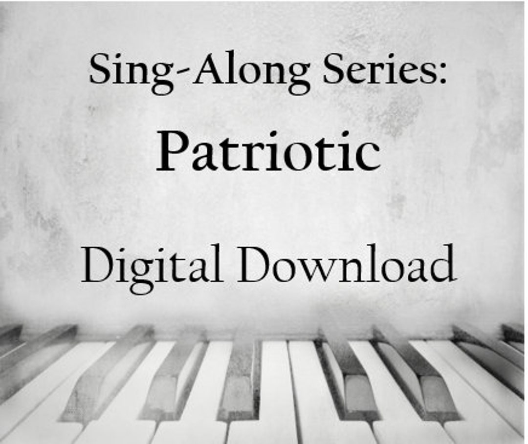 Sing-along Series: Patriotic (digital Download) With Printable Lyrics ...