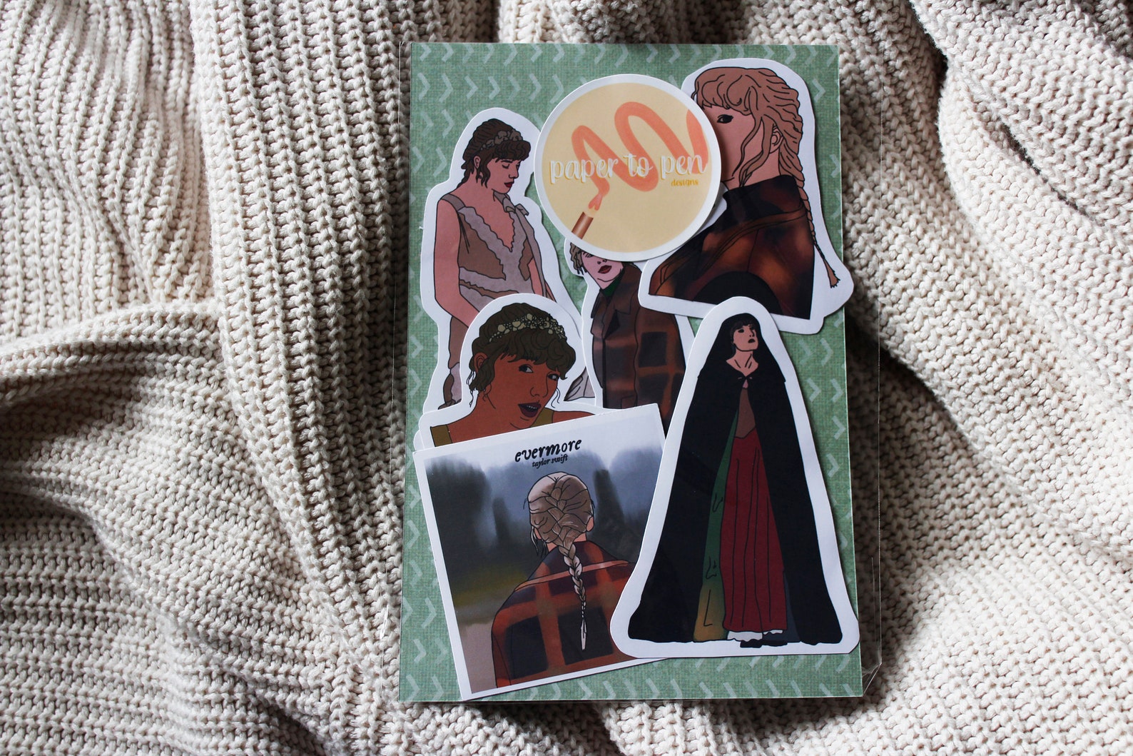 Taylor Swift Evermore Sticker Pack - Etsy Taylor Swift Evermore Sticker Pack - Etsy