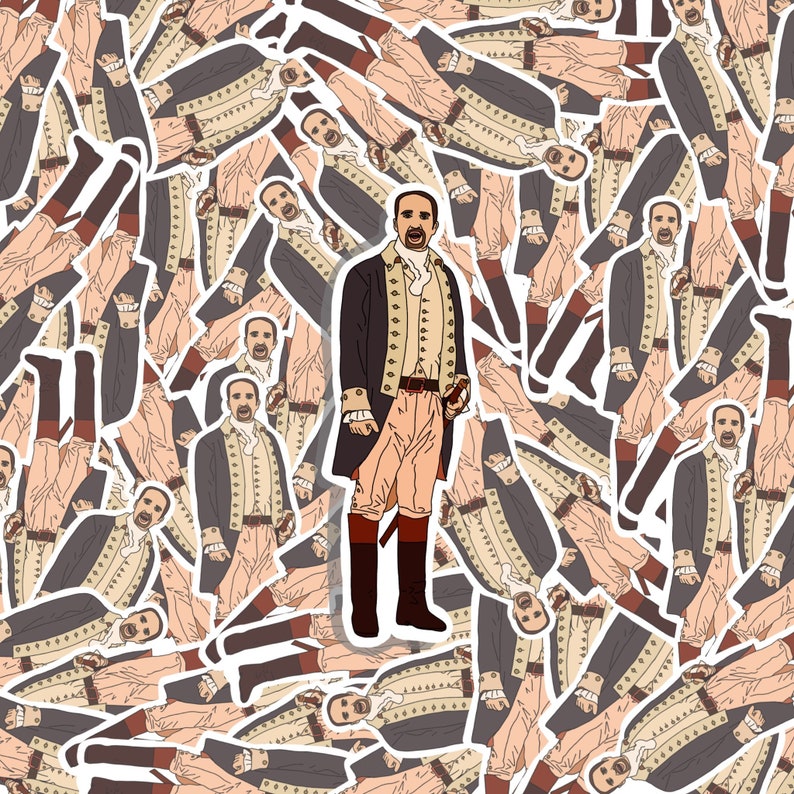Hamilton Character Stickers | Etsy