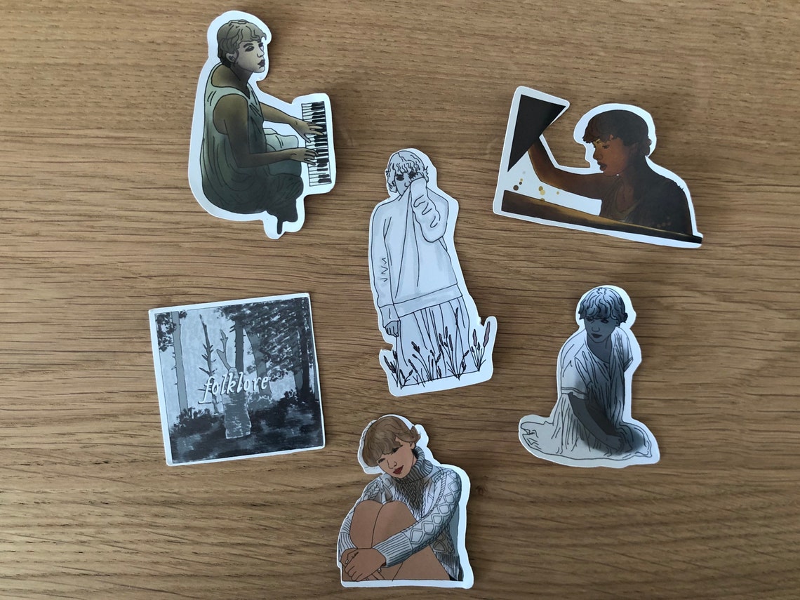 Taylor Swift Folklore Sticker Pack Etsy