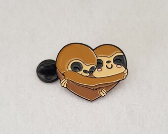 Enamel Pin Sloth | Etsy