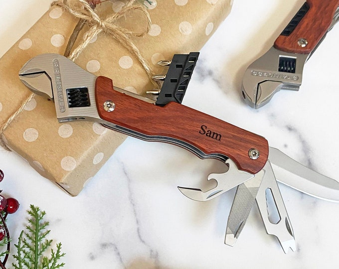 Personalised Engraved Stainless Wallet Card Multi Tool - Etsy