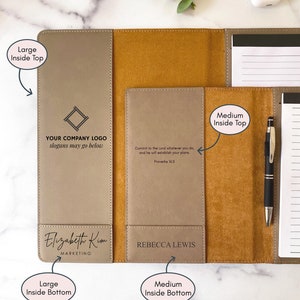 Leather Portfolio, Leather Padfolio, Personalized Leather Portfolio ...