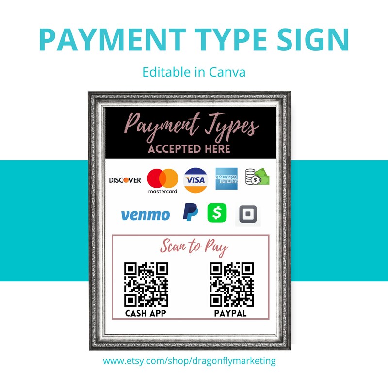 Payment Sign - Etsy