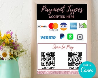 Vendor Payment Sign - Etsy