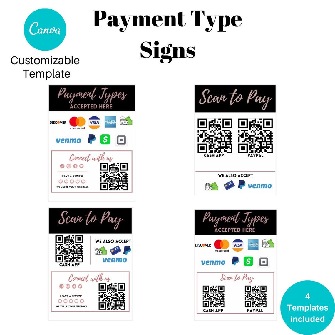 Payment Method Signs, We Accept Credit Cards Sign, Payment Sign ...