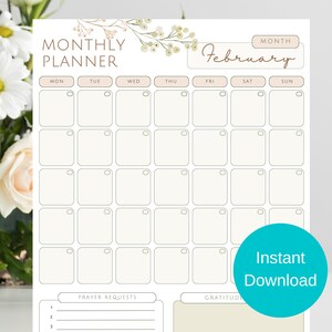 Faith-based Planner, Undated Digital Planner, Daily Planner, Weekly ...