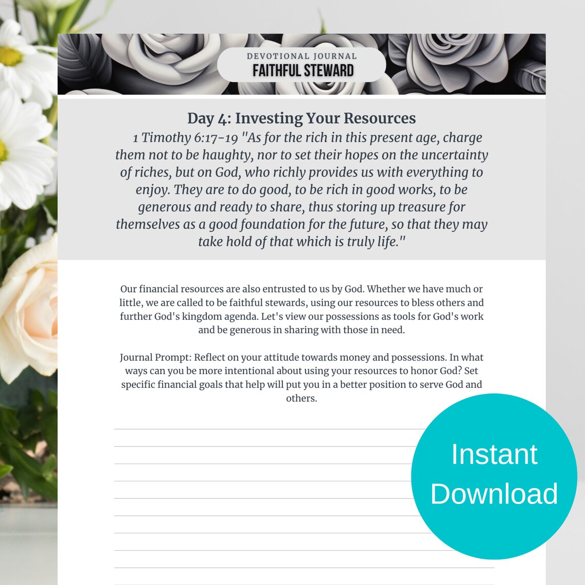 21 Days Stewardship Devotional, Daily Devotional, Mini Bible Study ...