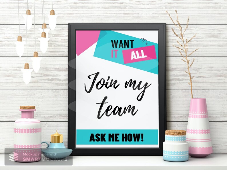 Join My Team Printable Vendor Booth Sign Direct Sales - Etsy