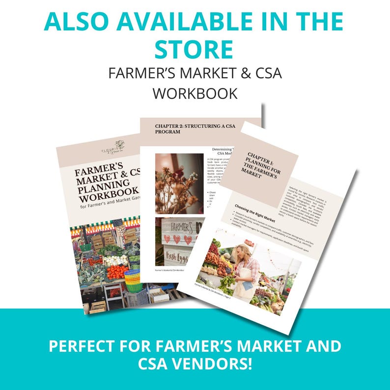 Farmers Market Checklist | Vendor Booth Setup List | Printable Market ...