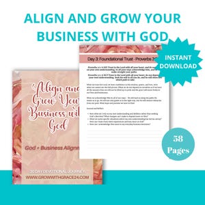 Christian Business Devotional: 30-day Align & Grow (PDF Download) - Etsy