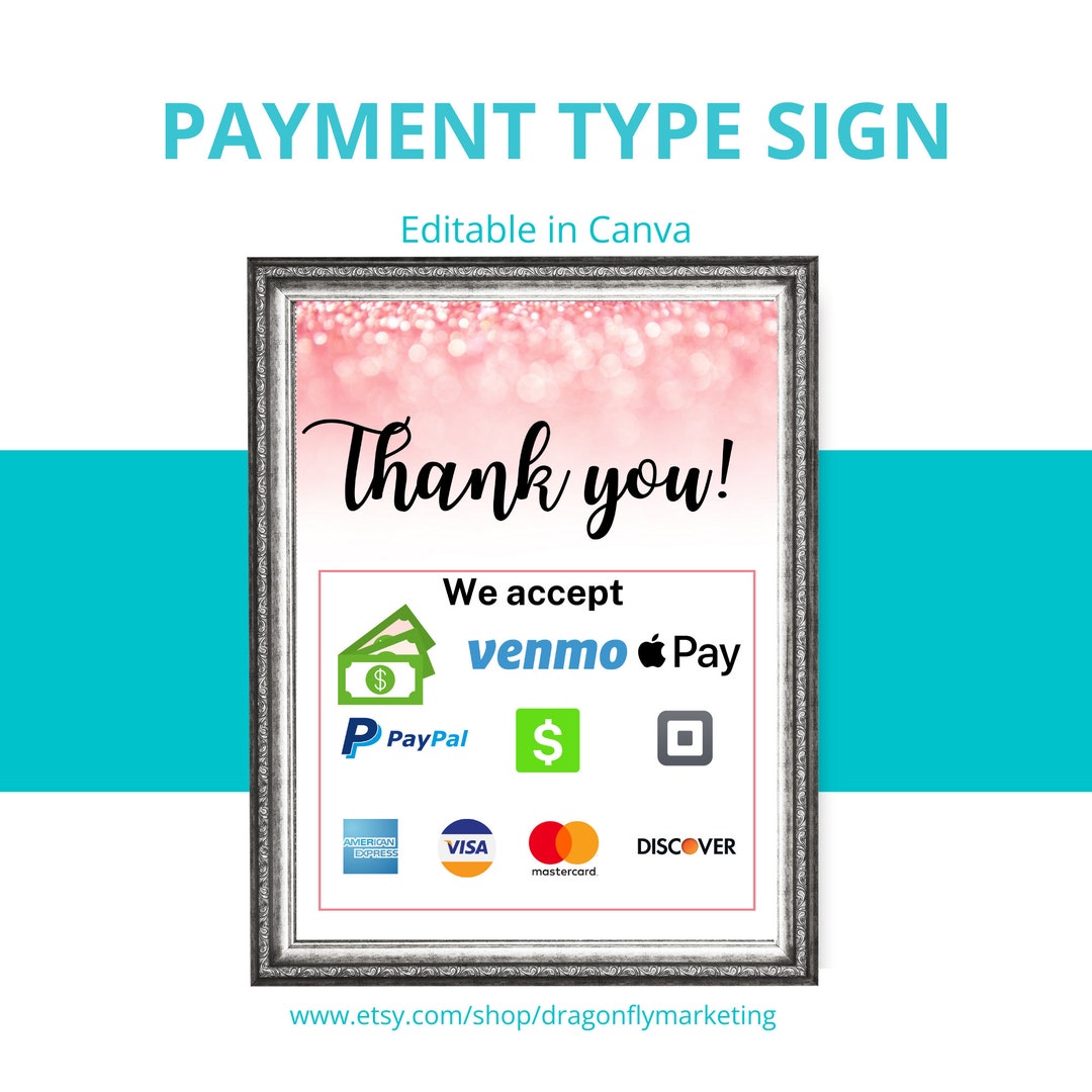 Payment Method Sign, We Accept Credit Cards Sign, Payment Sign, Payment ...