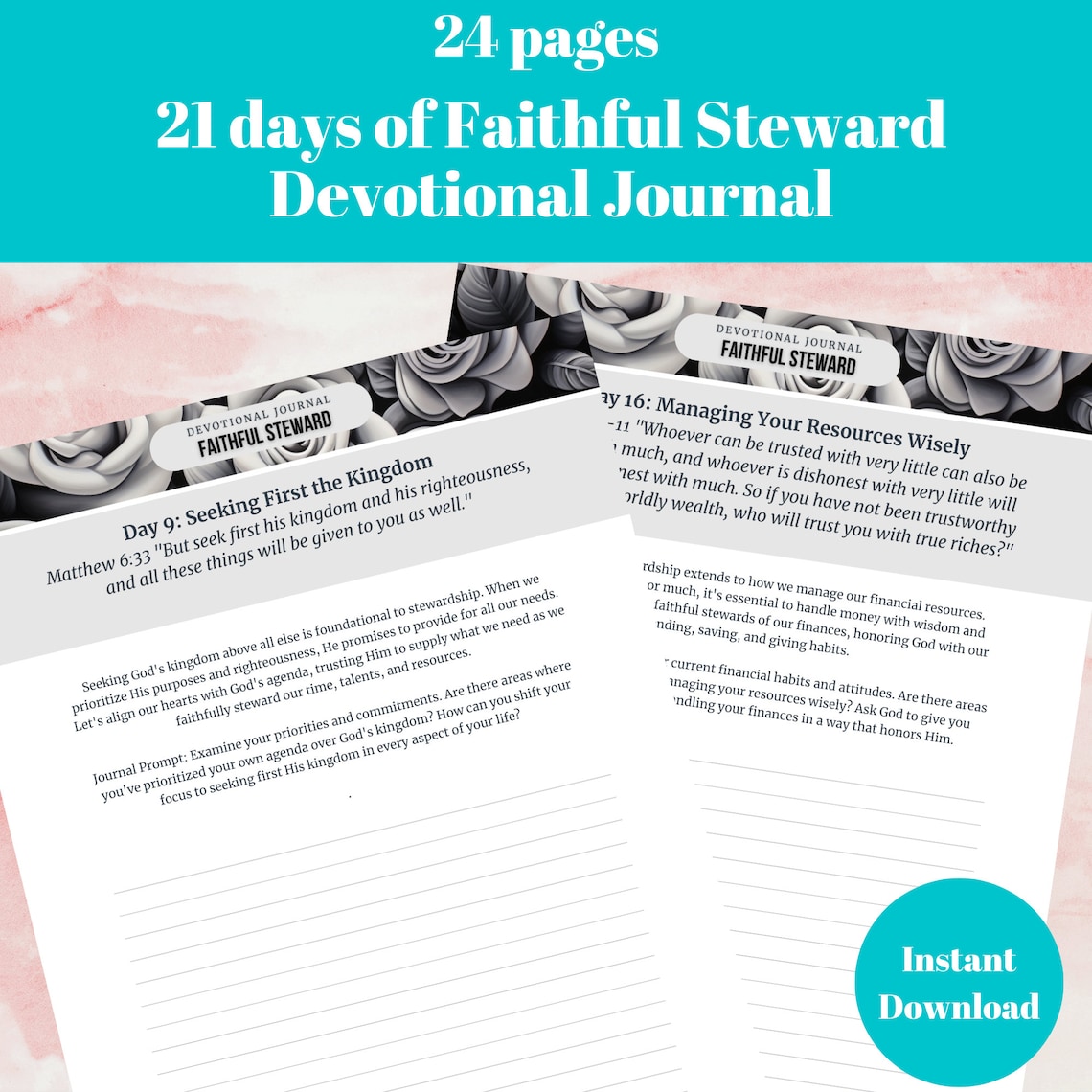 21 Days Stewardship Devotional, Daily Devotional, Mini Bible Study ...