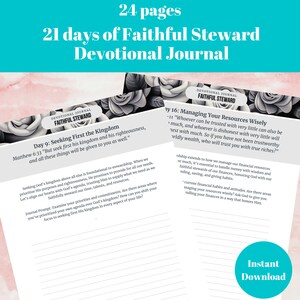 21 Days Stewardship Devotional, Daily Devotional, Mini Bible Study ...