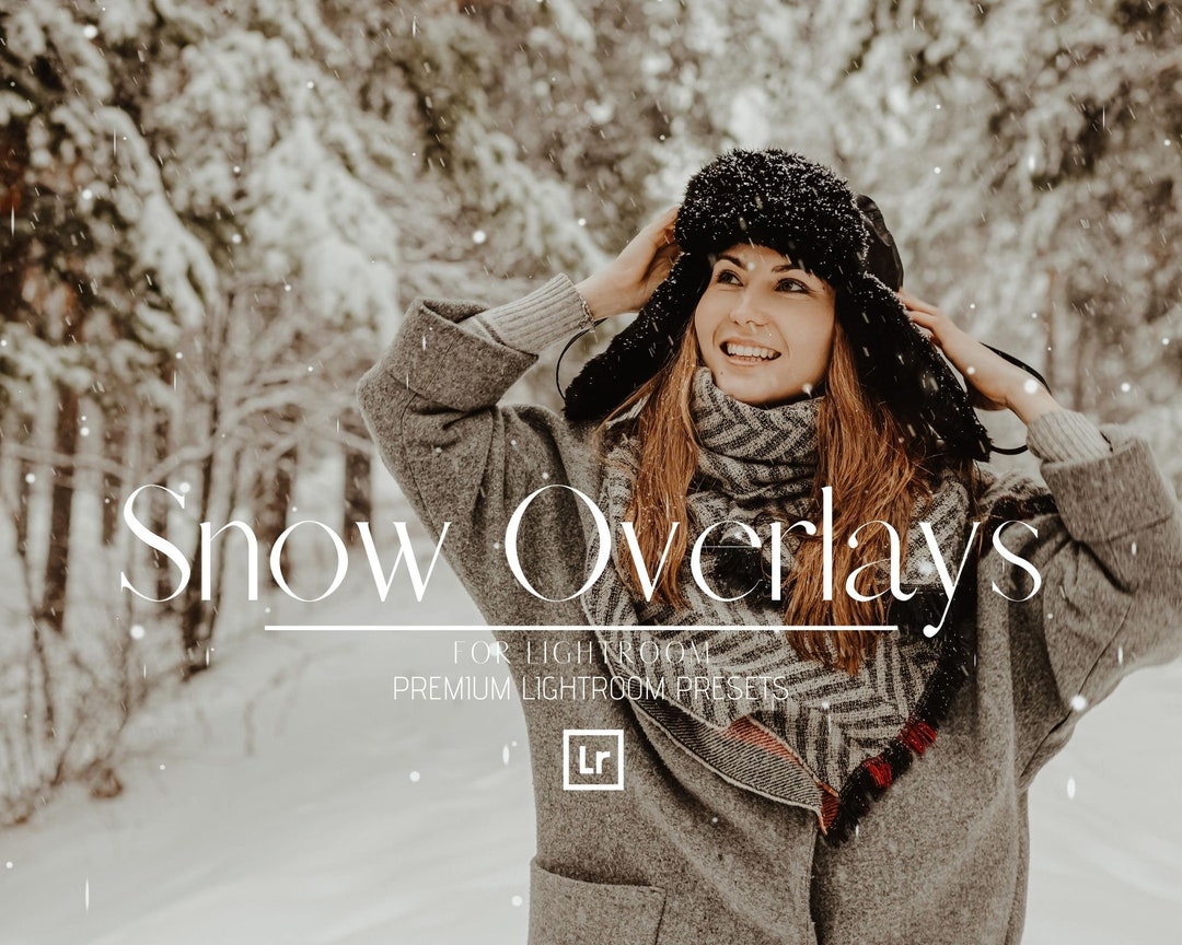 Realistic Snow Overlay for LIGHTROOM- Add Snow Presets- Add Snow in ...