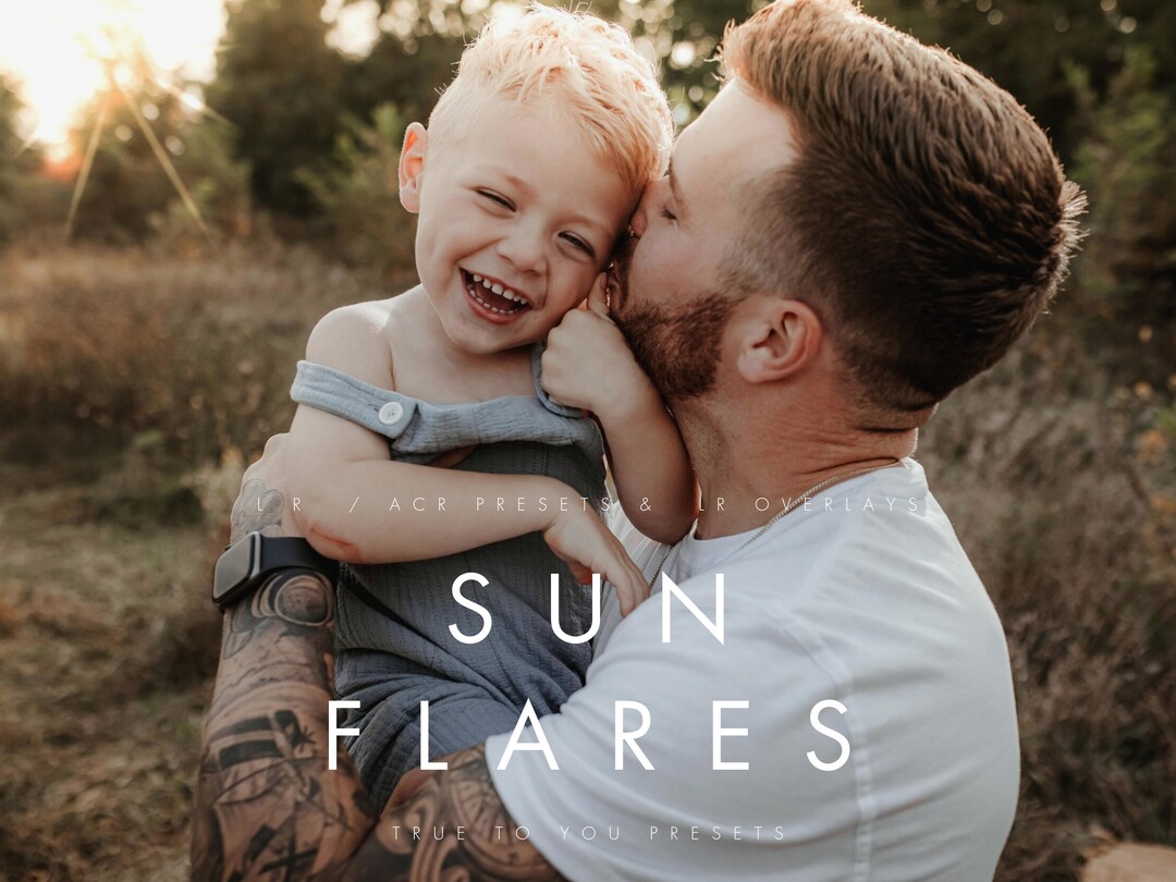 Sun Flare Lightroom Presets – Desktop Sunflare Overlay Bundle (digital ...