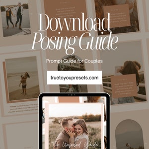 Couples Posing Guide- Pose Guide- Photography POSING GUIDE- Couples ...
