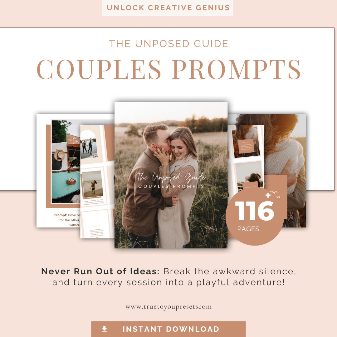 Couples Posing Guide- Pose Guide- Photography POSING GUIDE- Couples ...