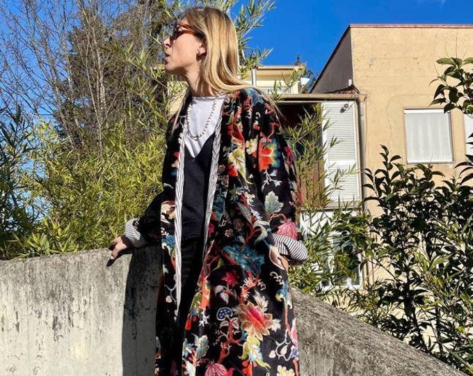 Long Velvet Jacket - Etsy