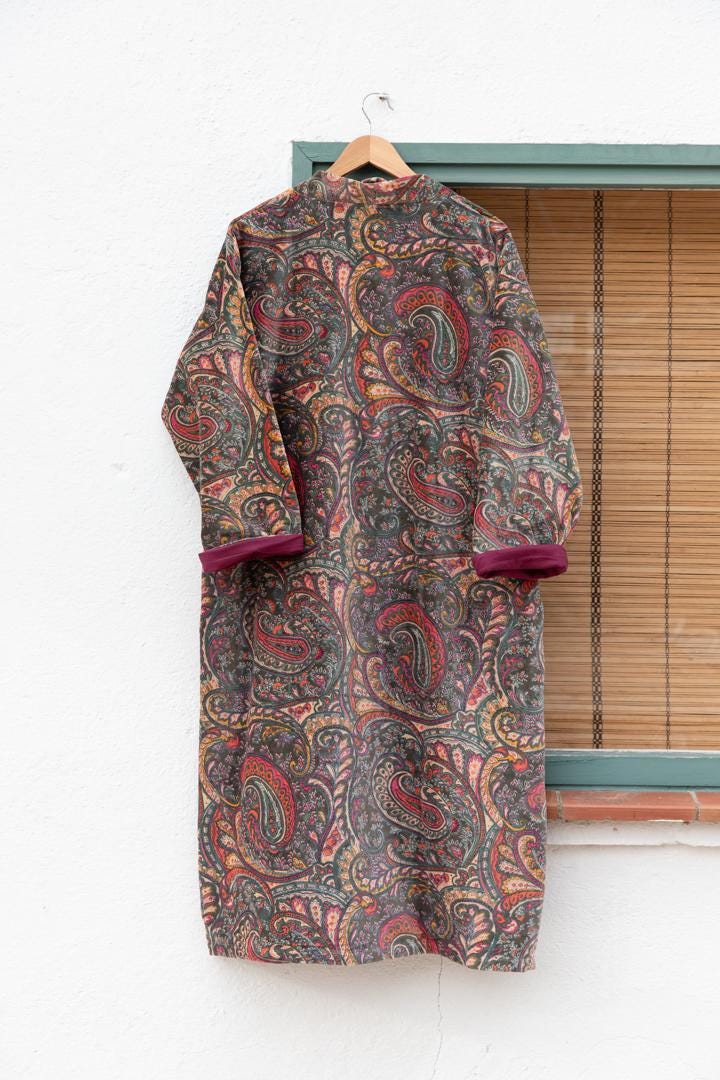 Long Velvet Jacket - Etsy