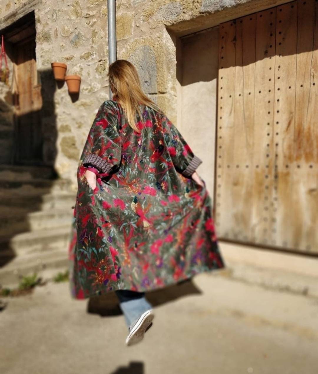 Long Velvet Jacket - Etsy