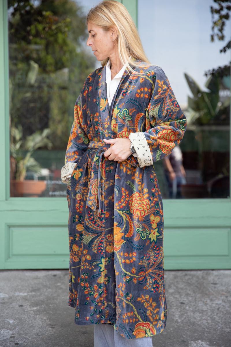 Long Velvet Jacket - Etsy
