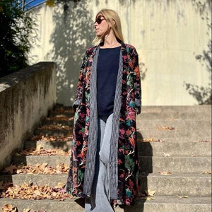 Long Velvet Jacket - Etsy