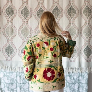 Vintage Kantha Embroiderd Jacket - Etsy