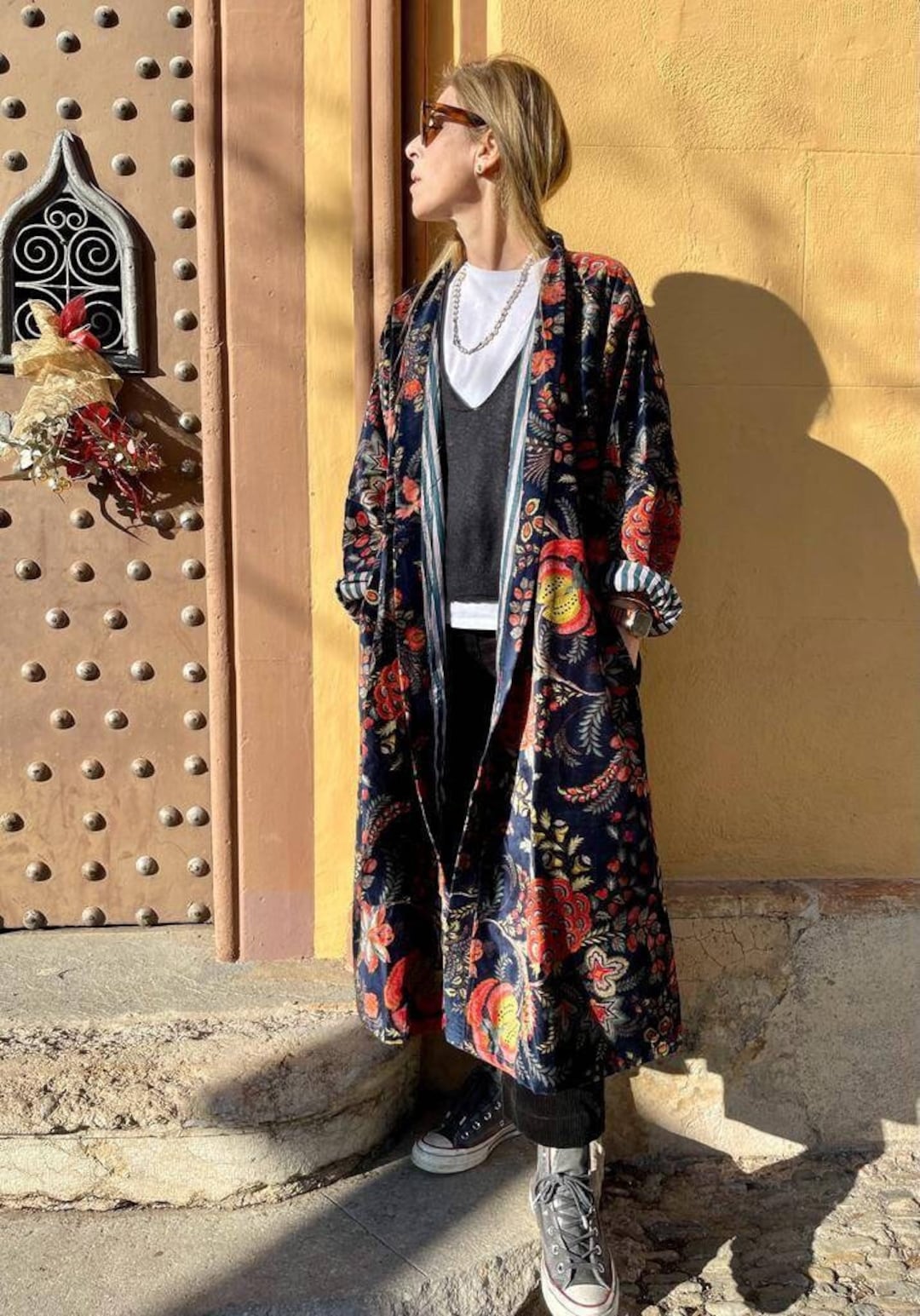 Long Velvet Jacket - Etsy