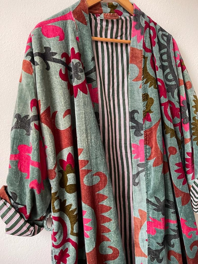 Long Velvet Jacket - Etsy