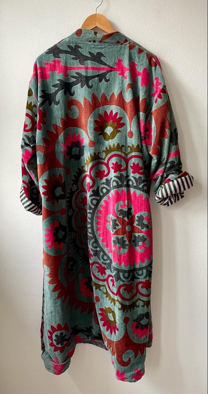 Long Velvet Jacket - Etsy