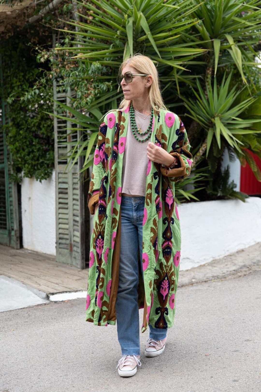 Long Embroidered Jacket - Etsy