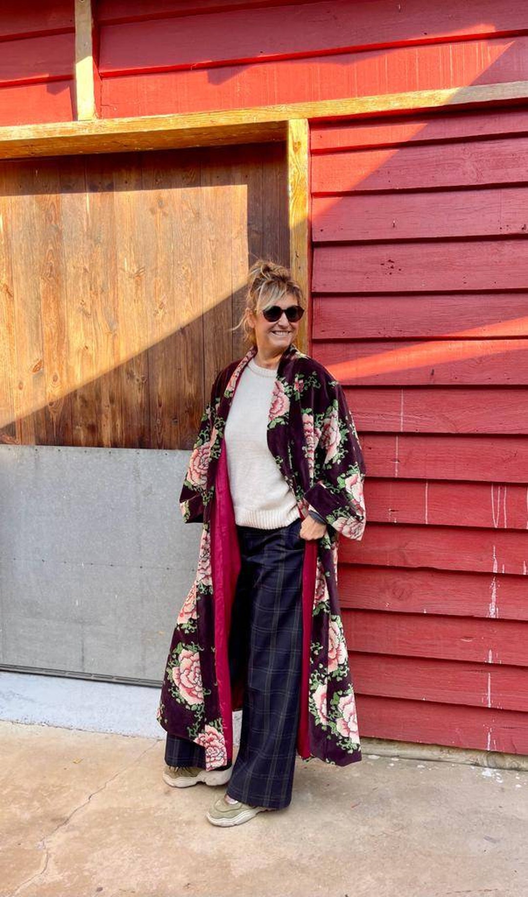 Long Velvet Jacket - Etsy