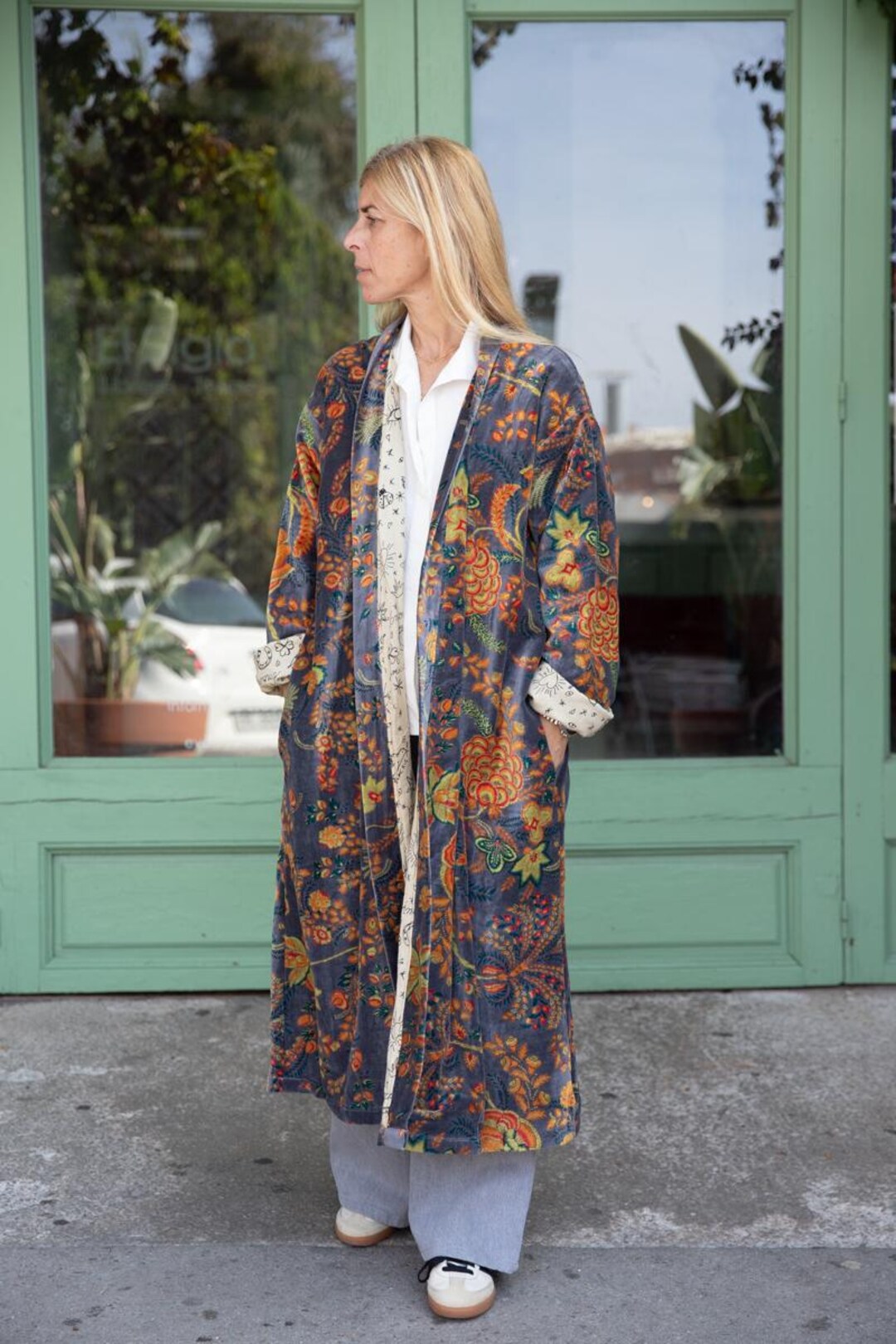 Long Velvet Jacket - Etsy