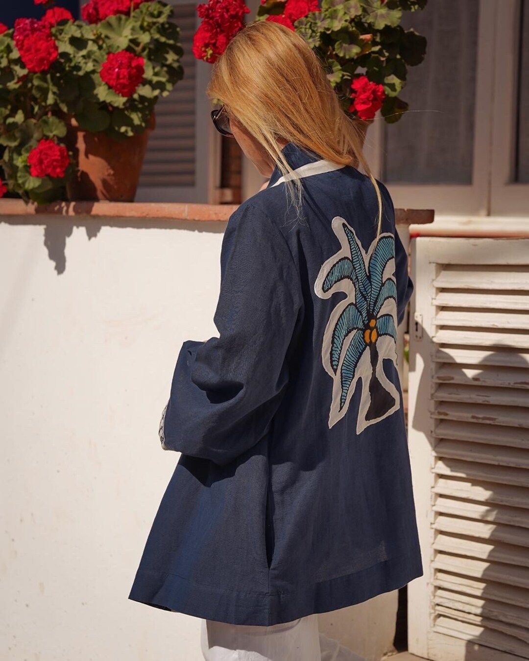 Palm Tree Kimono - Etsy