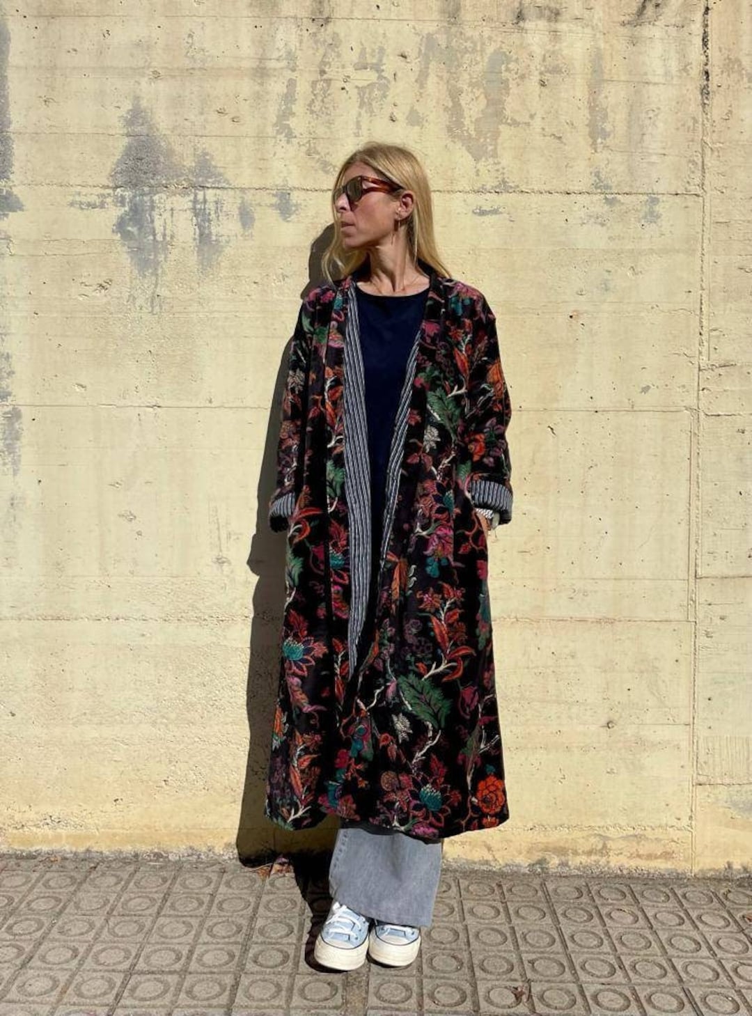 Long Velvet Jacket - Etsy