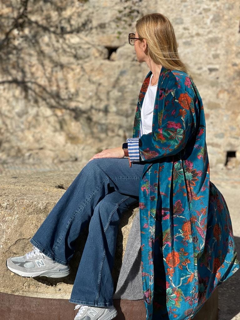Long Velvet Jacket - Etsy