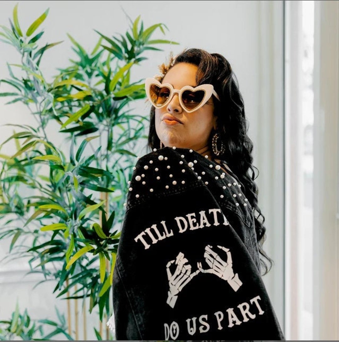 Custom Wedding Jacket | Till Death Do Us Part | Reception Jacket ...