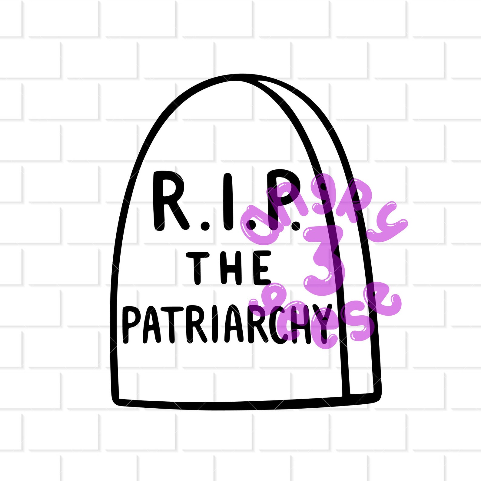 RIP the Patriarchy Digital Download Dxf Eps Svg Cut Files Png for ...