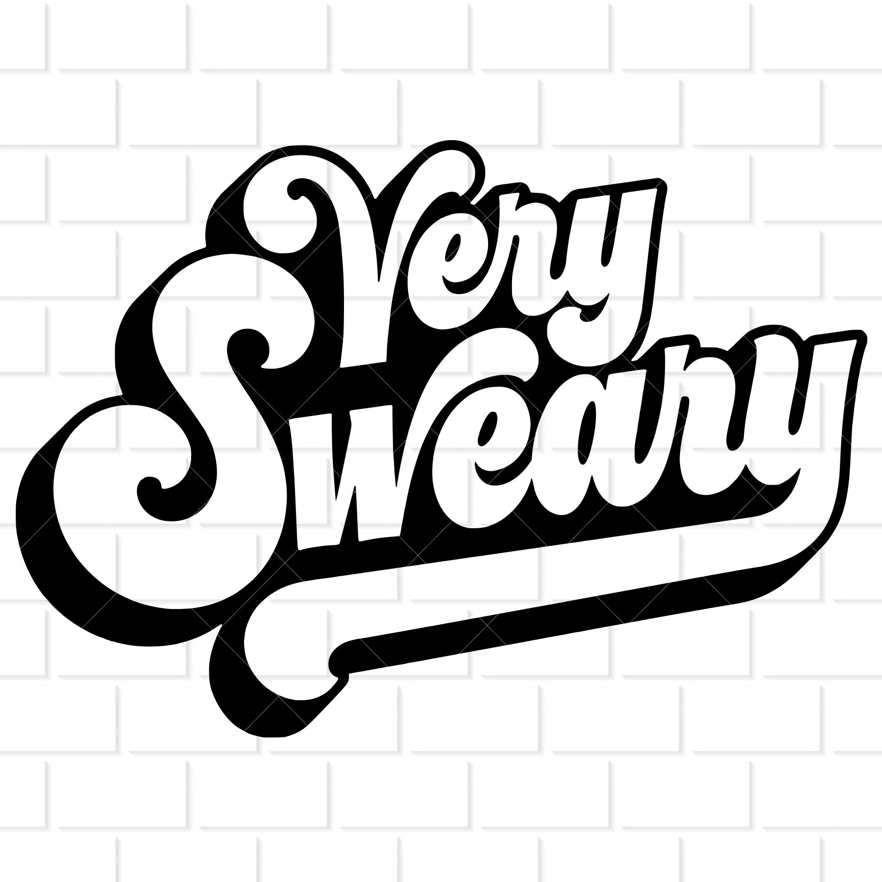 Very Sweary Digital Download Svg Png Dxf Eps Files for - Etsy Canada